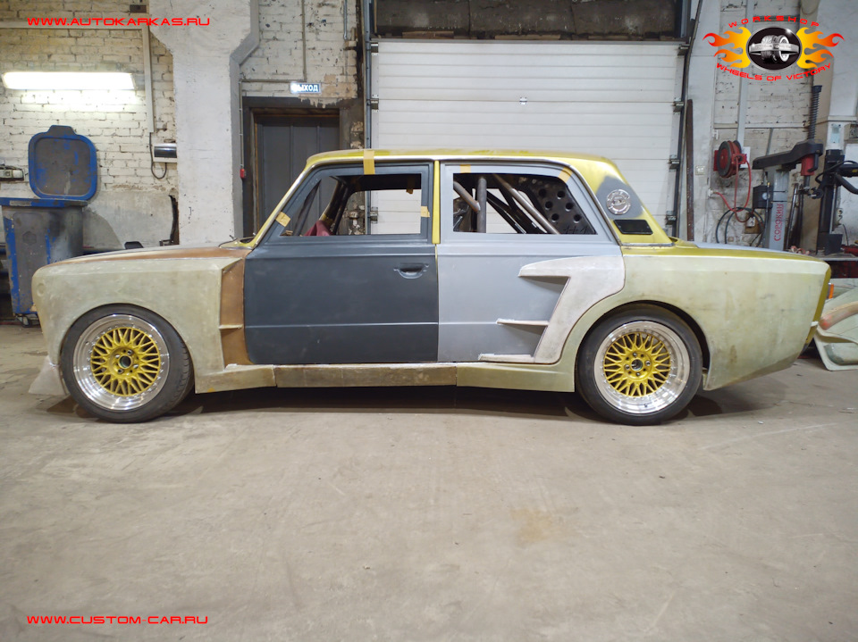 И ВОТ ОН! WIDE BODYKIT практически комплектен )))) — Lada 21011, 1,6 л ...