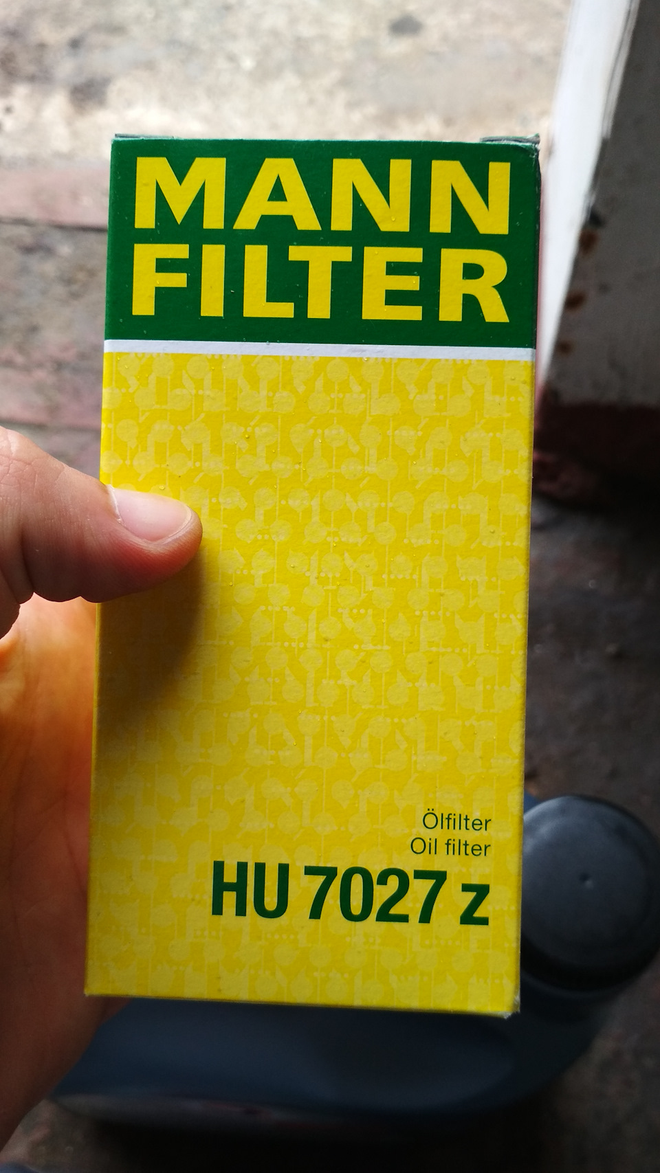 HU7027Z Масляный фильтроэлемент без металлических частей MANN FILTER ...