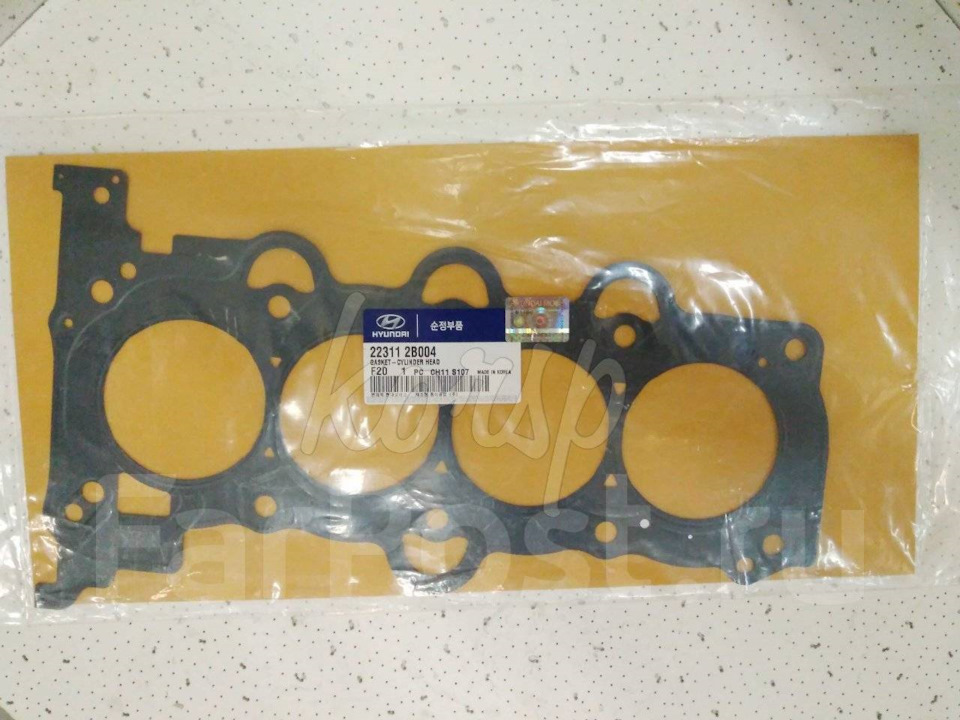 Прокладка ГБЦ G4FC ceed sw ED FL 1.6 2010г. — KIA Ceed SW (1G), 1,6 л ...