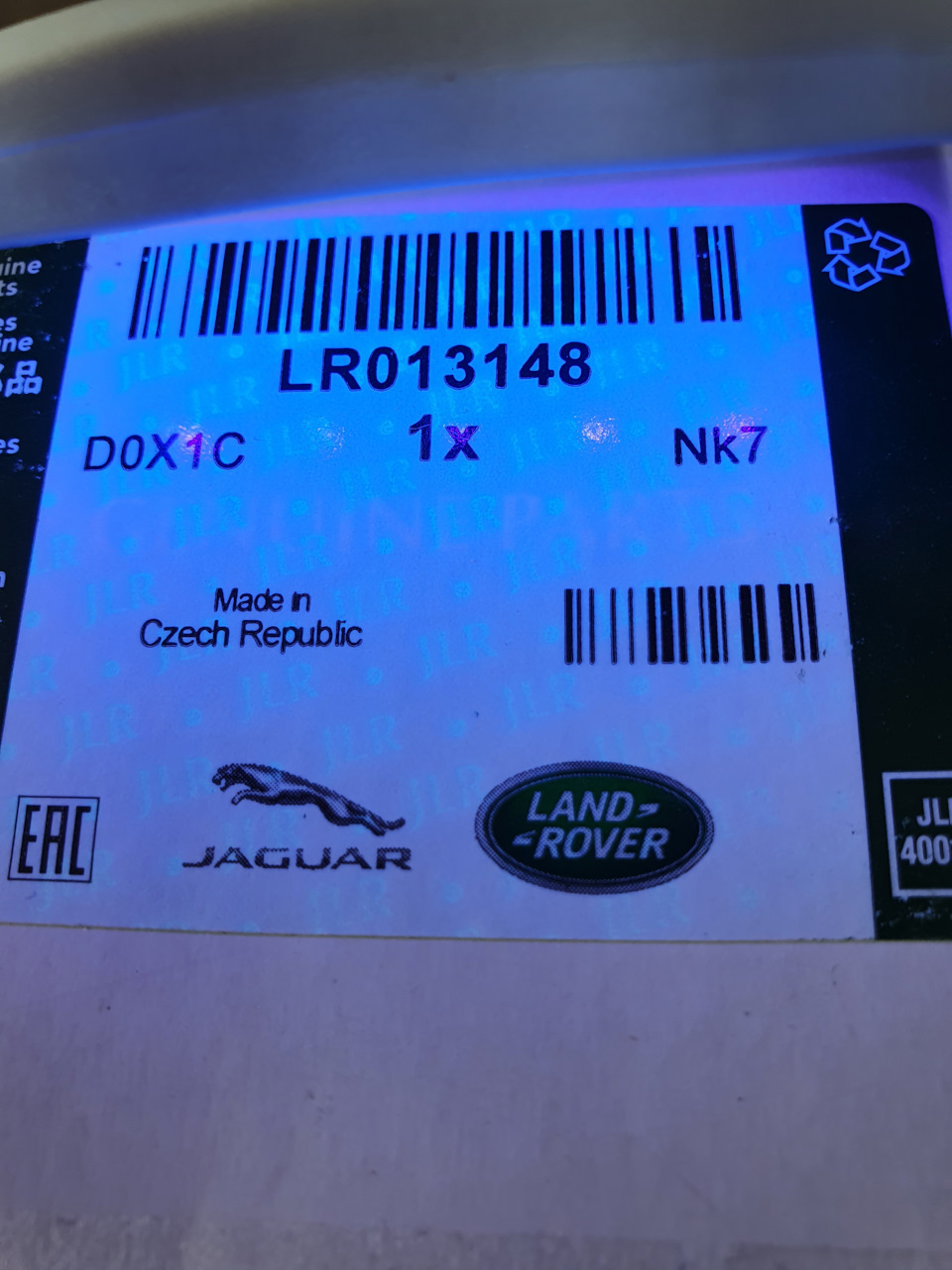 Поддельный масляный фильтр. — Land Rover Discovery IV, 3 л, 2013 года ...