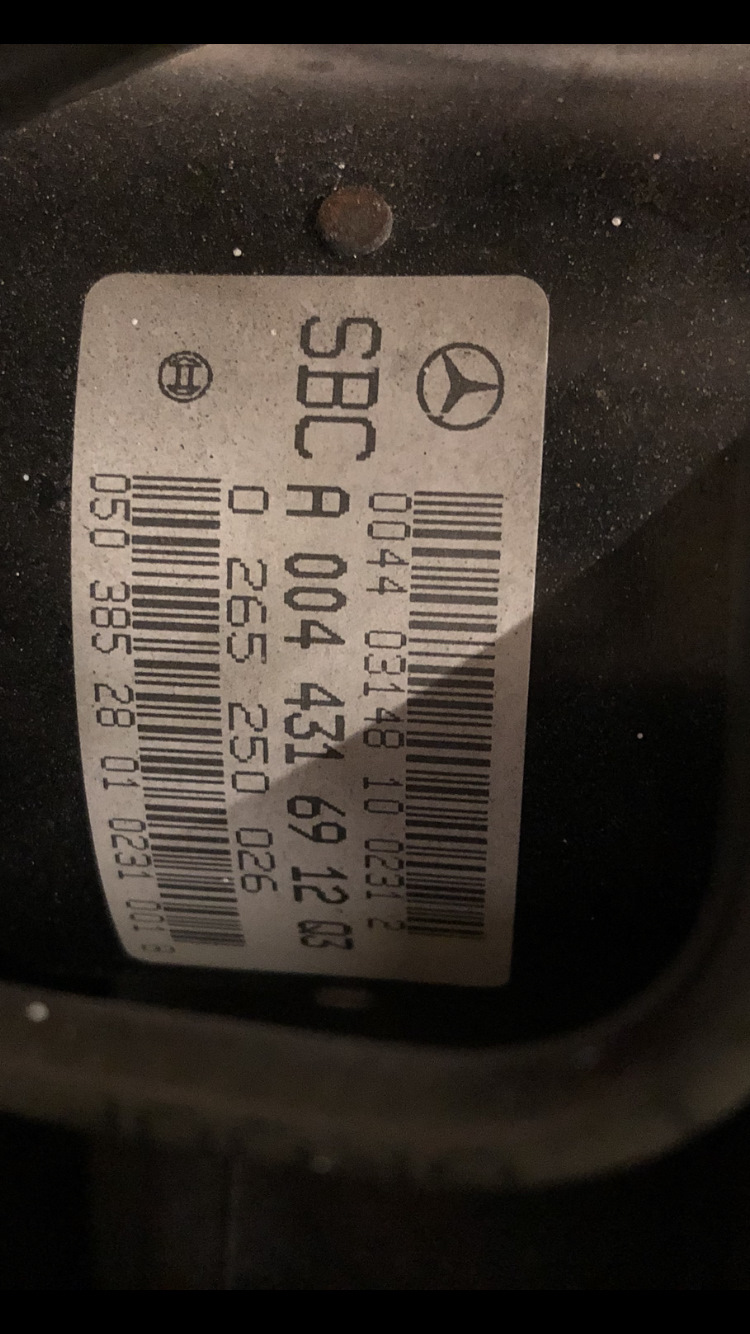 Нужна помощь по SBC — Mercedes-Benz E-Class (W211), 2,7 л, 2003 года ...