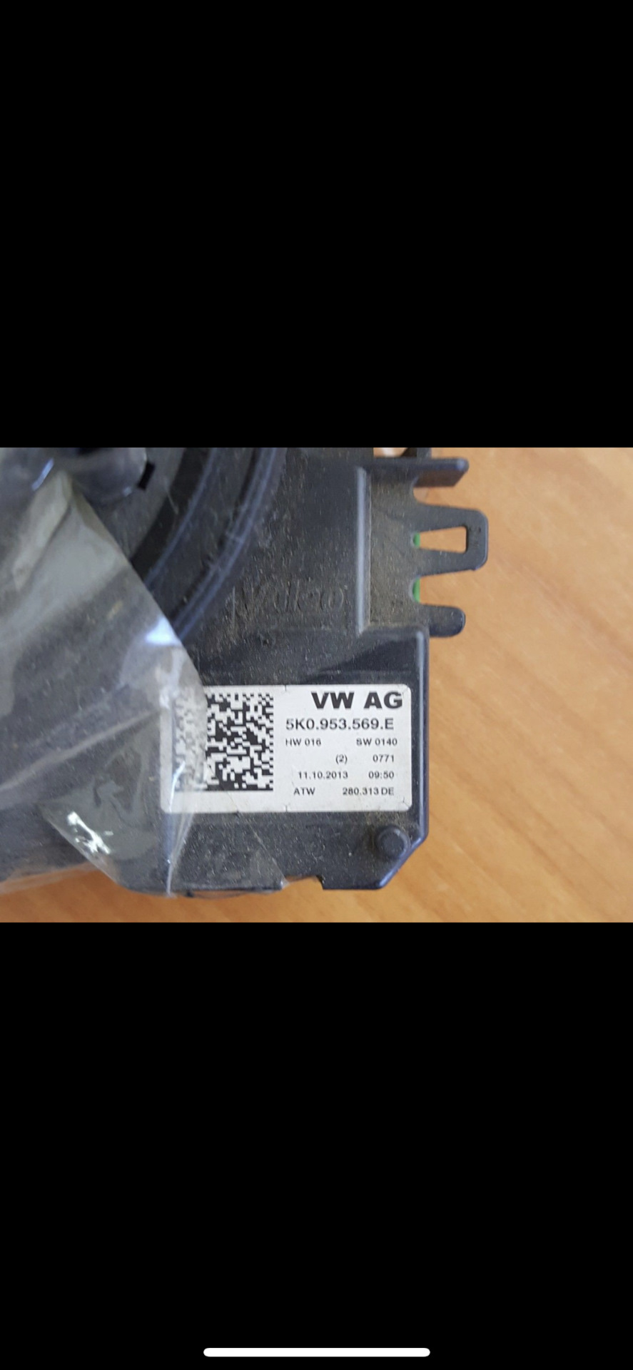 5K0953569E Механизм подрулевой для SRS (ленточный) VW Jetta 2011>;Golf ...