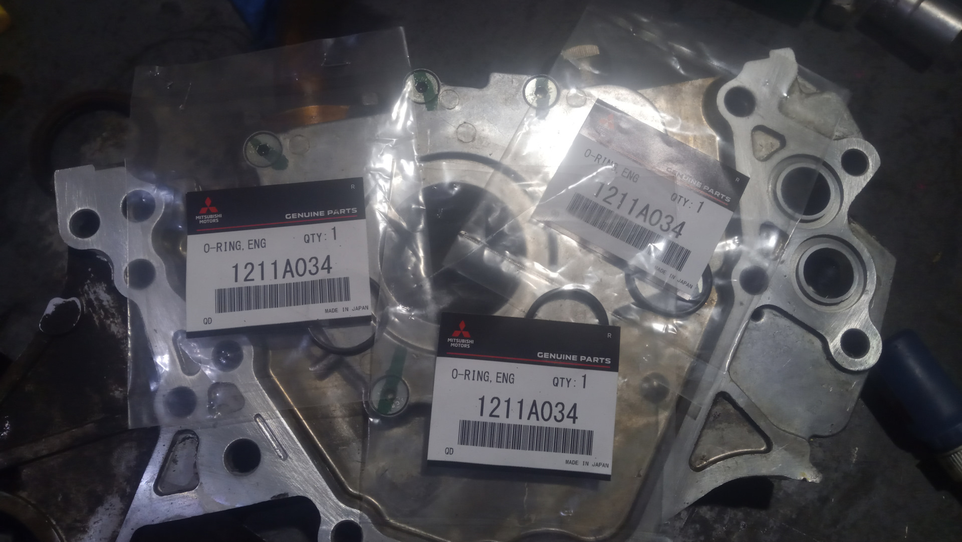 Все запчасти для замены грм — Mitsubishi Outlander, 3 л, 2007 года ...