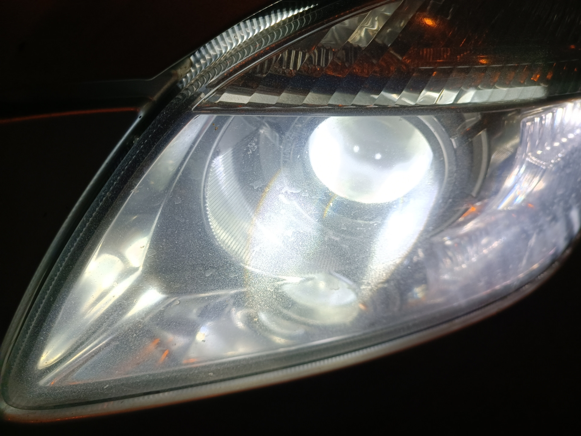 Led эксперименты. Н7 галогеновая линза. — Skoda Fabia Combi Mk2, 1,4 л ...