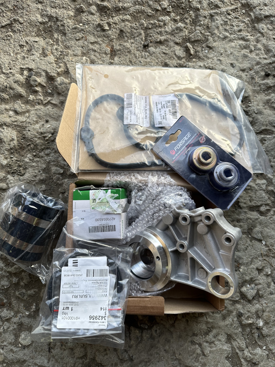 Замена лопаток фазорегулятора и опоры распредвалов — Skoda Octavia A5 ...