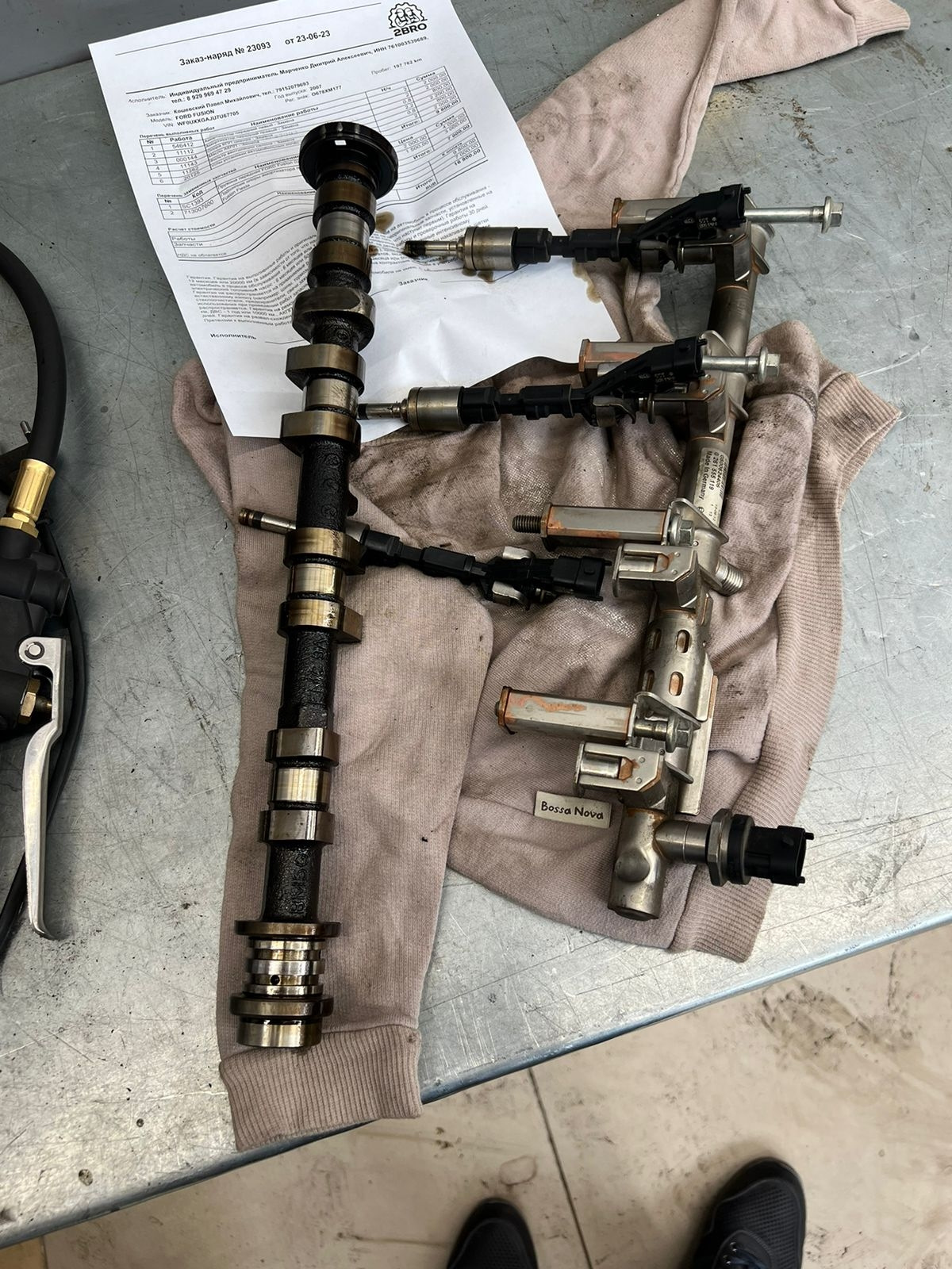 1.6 Ecoboost; Распредвал, толкатель, ТНВД — замена. — Ford Kuga (2G), 1 ...