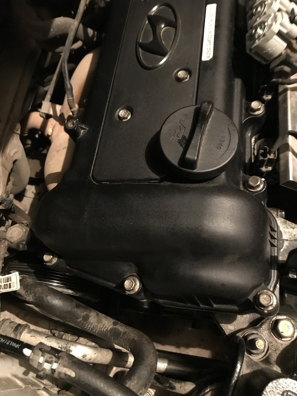 Замена Цепи и всего по мелочи — Hyundai Solaris, 1,6 л, 2012 года ...