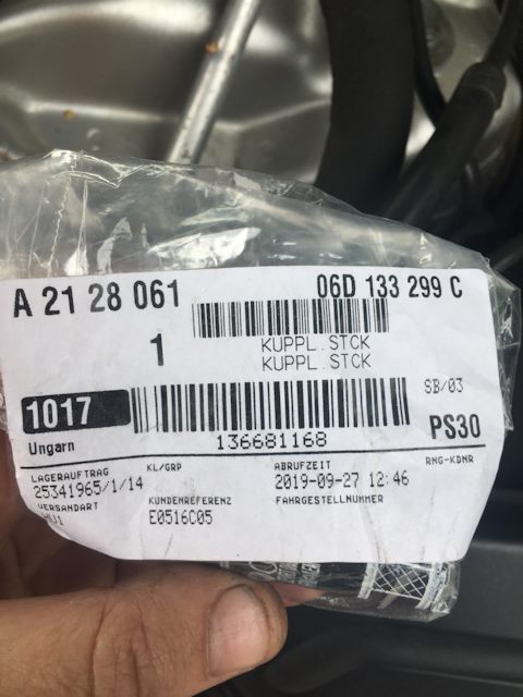 06D133299C Соединение VAG | Запчасти на DRIVE2