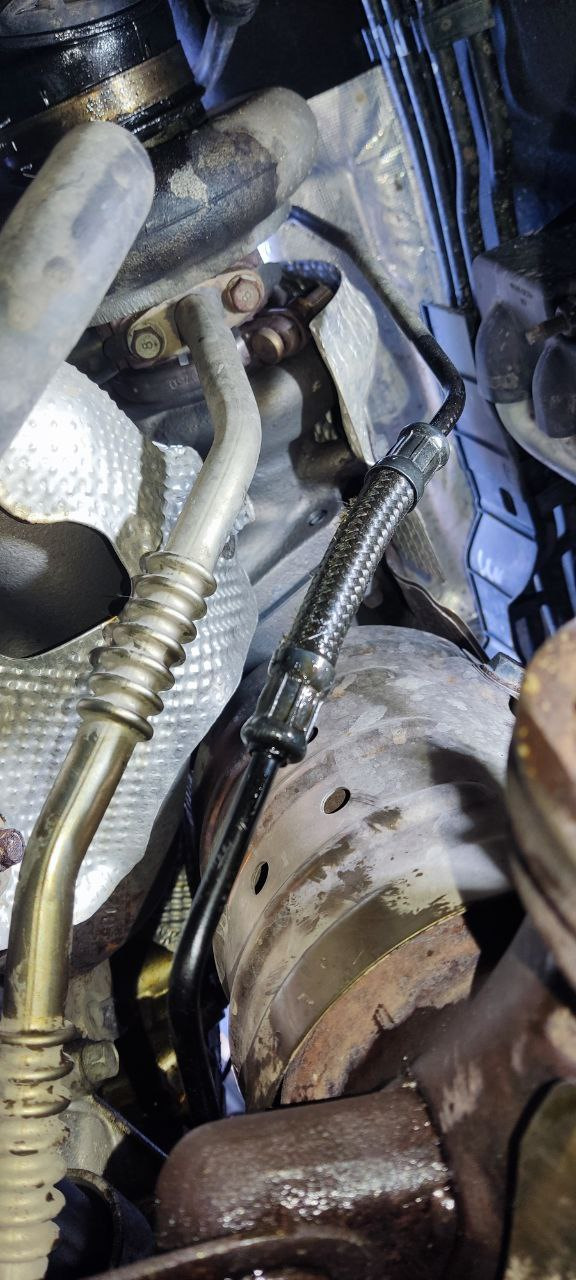 Замена масляной й (трубки) подачи масла в турбину 28240-2GTA1 — Hyundai ...