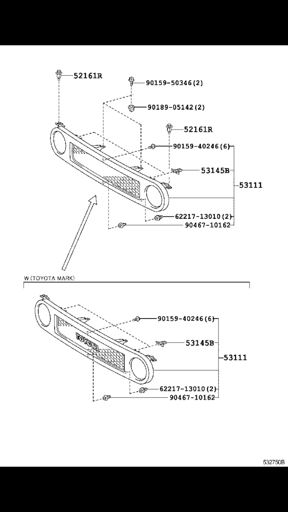 6221713010 КЛИПСА КРЕПЕЖНАЯ 235 TOYOTA LEXUS | Запчасти на DRIVE2