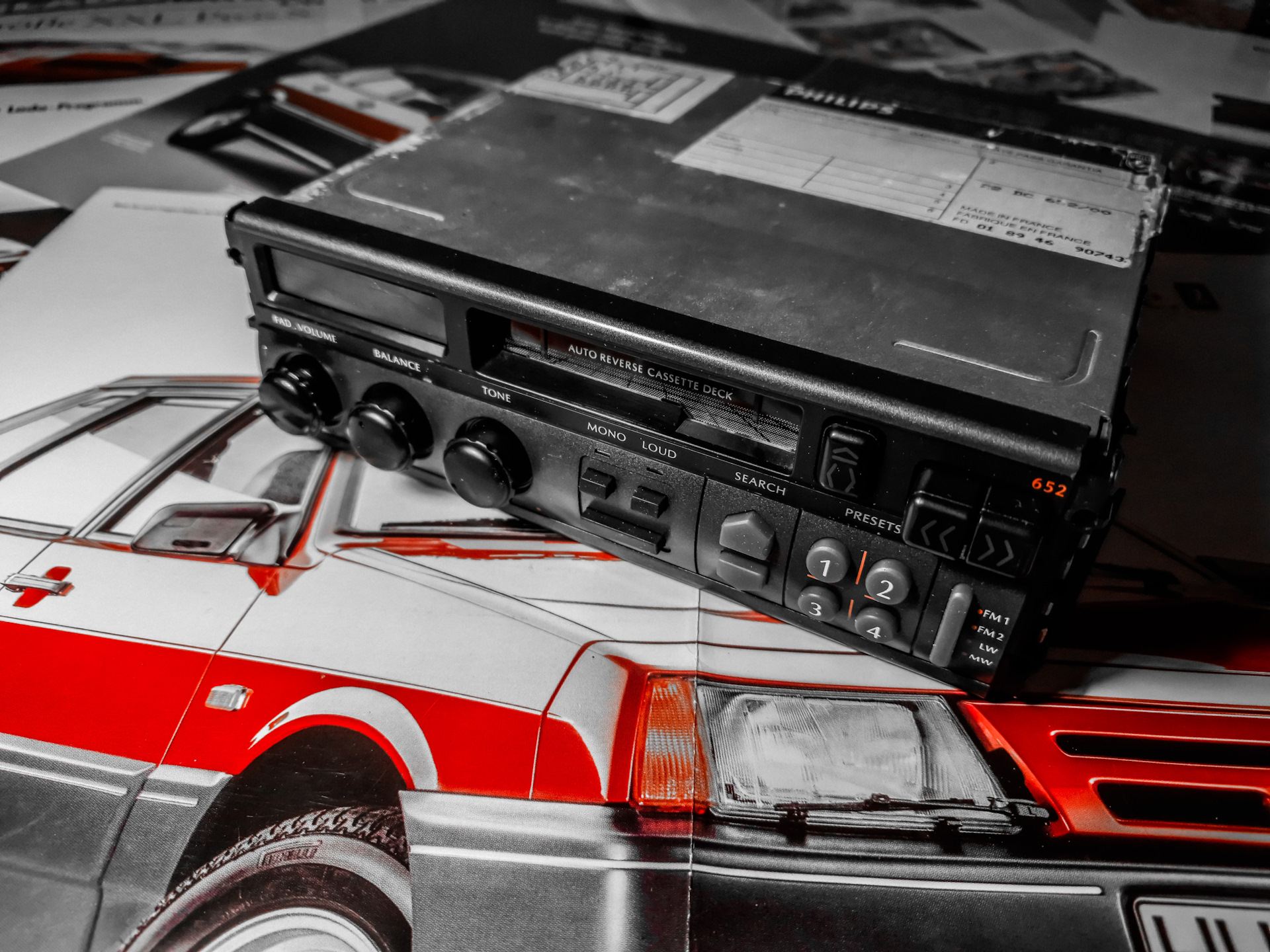 Дилерская (почти) магнитола — PHILIPS 22 DC 652 — Lada 21091, 1,1 л ...