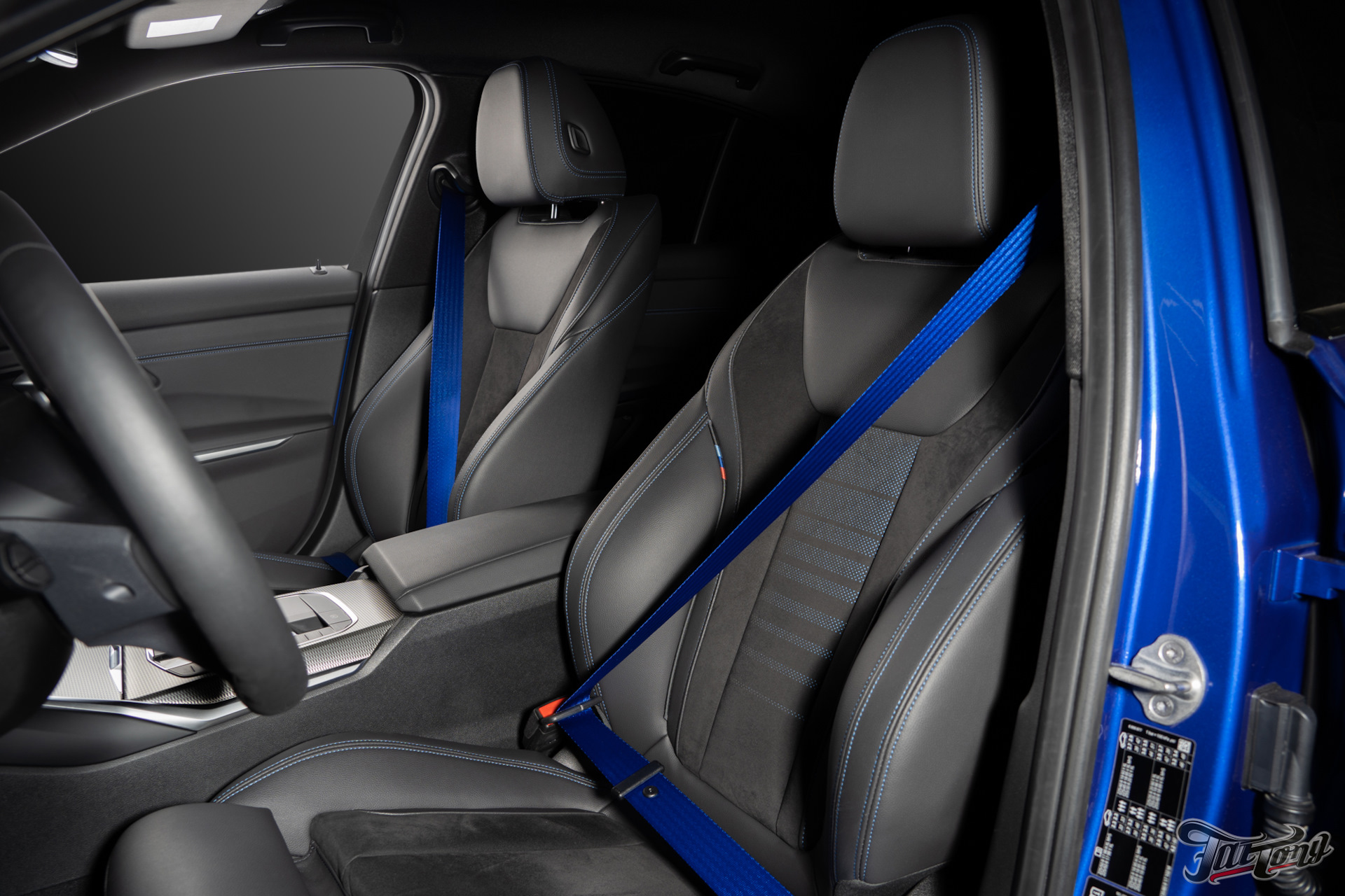 Синие ремни безопасности для BMW 3 — FatTony на DRIVE2