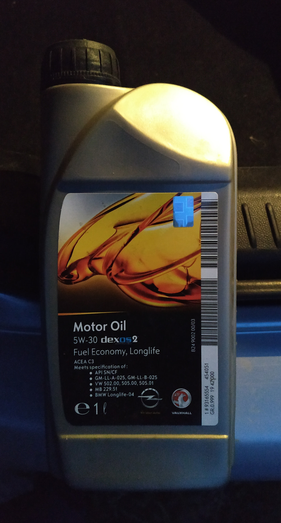 93165554 Масло моторное синтетическое 5W-30 GM | Запчасти на DRIVE2