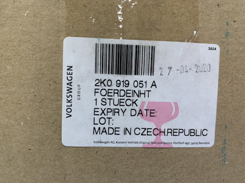 2K0919051A Часть системы подачи VAG | Запчасти на DRIVE2