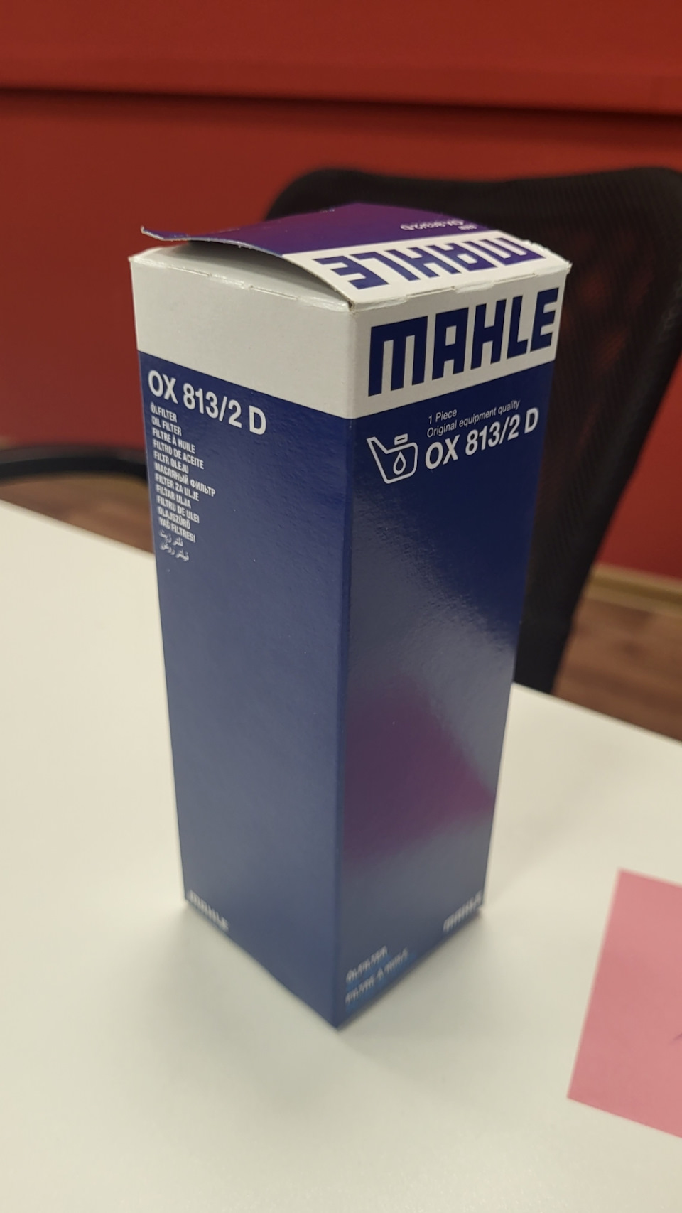 OX8132D Масляный фильтр MAHLE KNECHT | Запчасти на DRIVE2