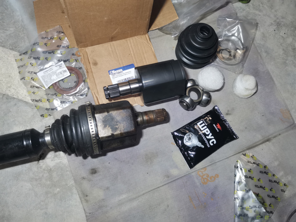 Замена внутреннего шруса — Volkswagen Passat B6, 2 л, 2006 года ...