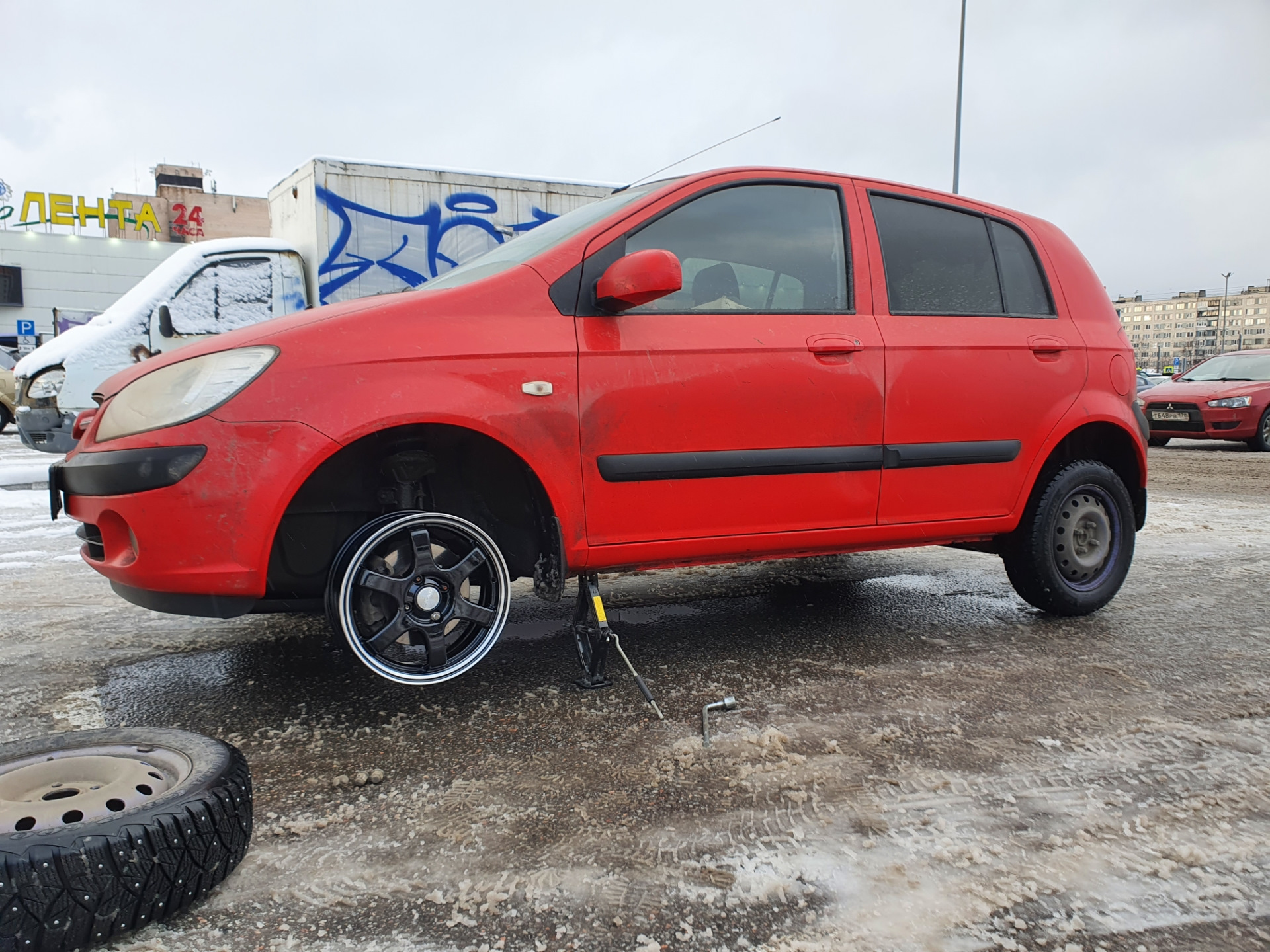 Диски — Hyundai Getz, 1,4 л, 2007 года | колёсные диски | DRIVE2