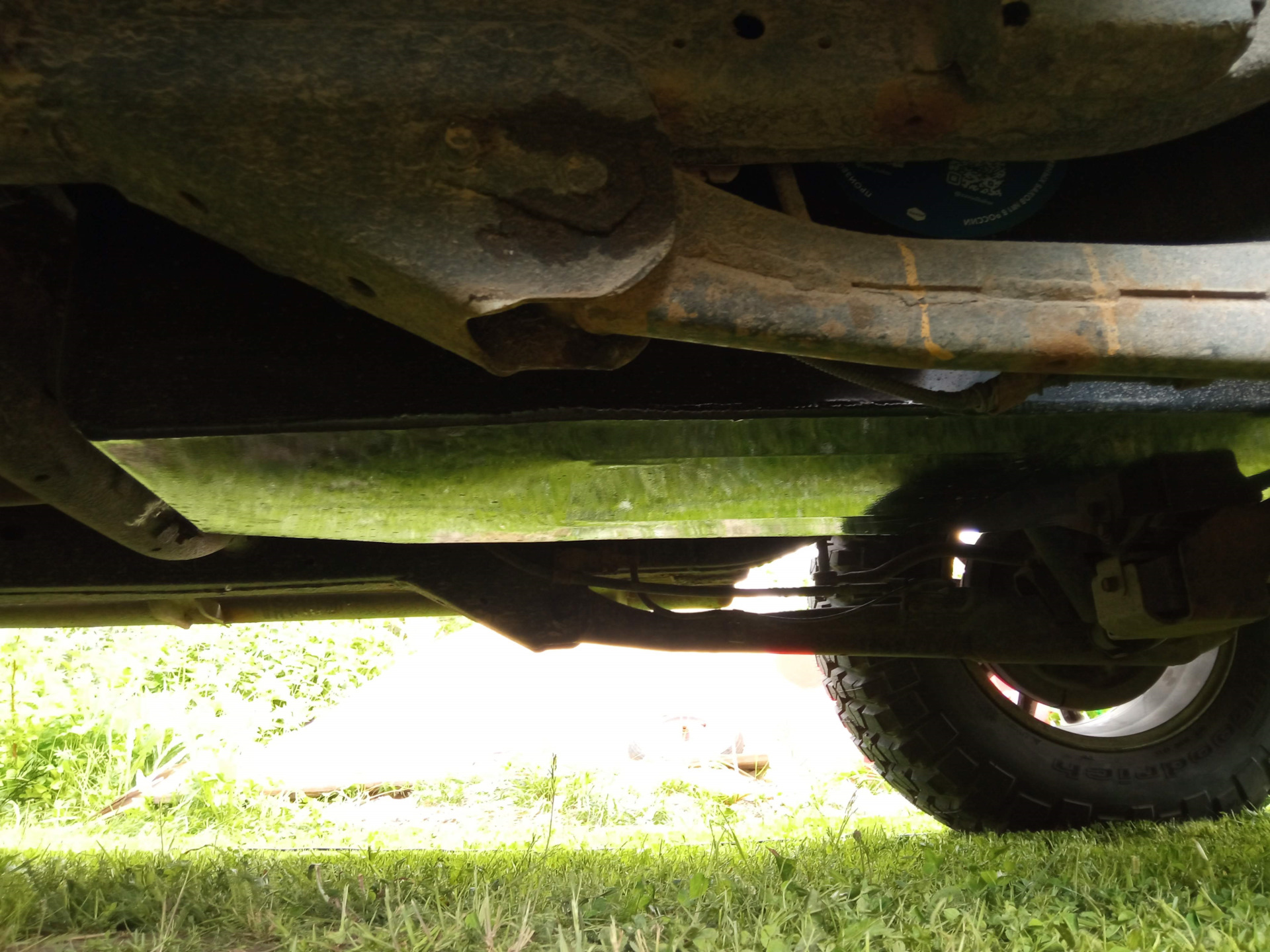 20. Установка топливного бака Бакор — Mitsubishi Pajero Sport (2G), 3,2 ...