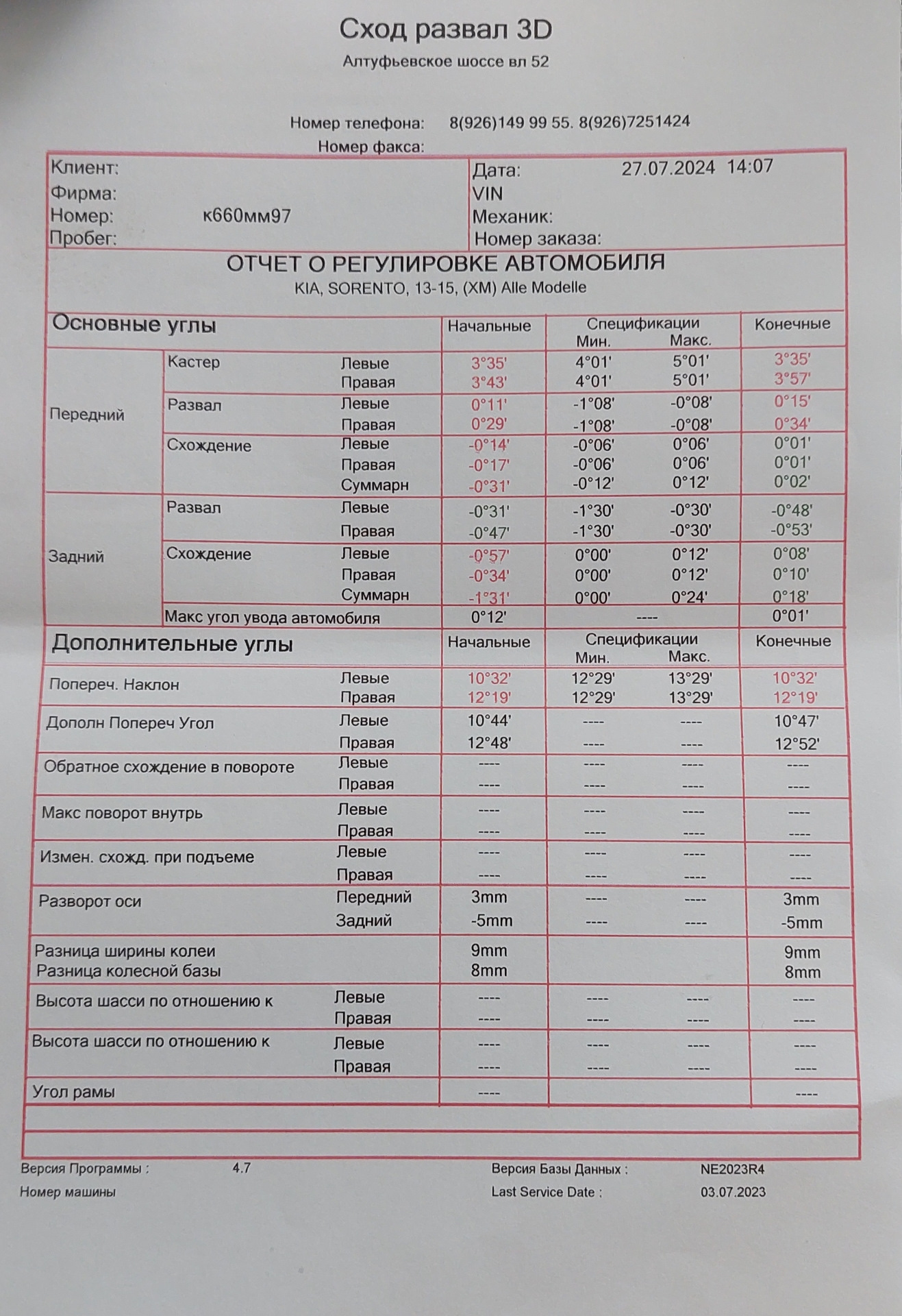 ТО-7, KYB и третья ступица (та же) за 100к пробега — KIA Sorento (2G ...