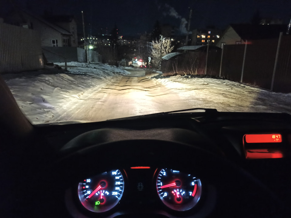 BI-LED линзы на Renault Megane 2 фаза 1, дорестайлинг. — Renault Megane ...