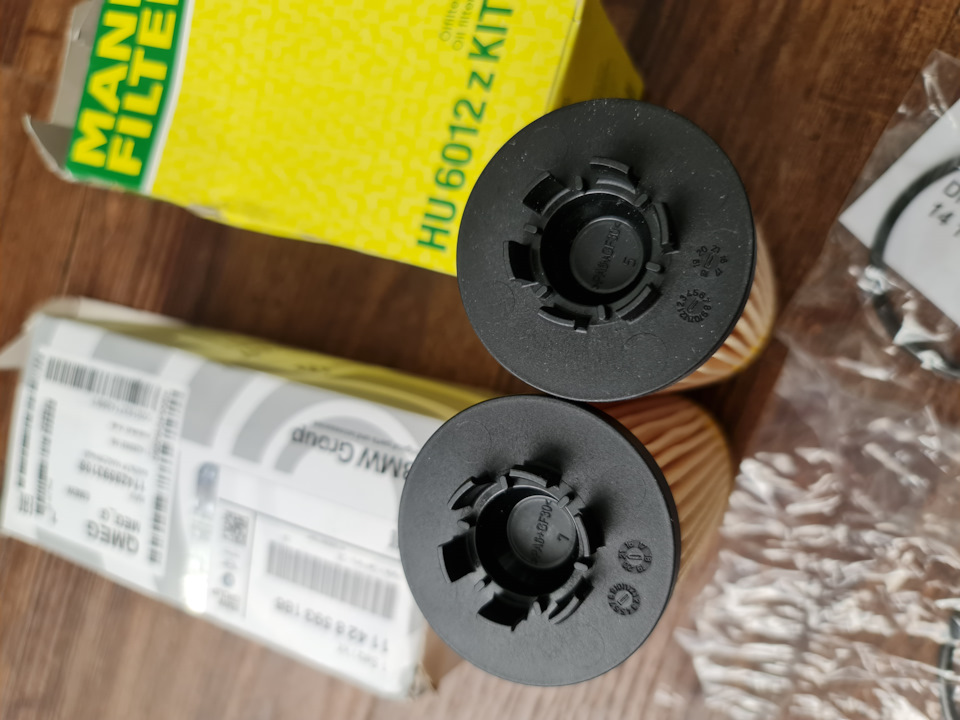 HU6012ZKIT Масляный фильтроэлемент без металлических частей MANN FILTER ...