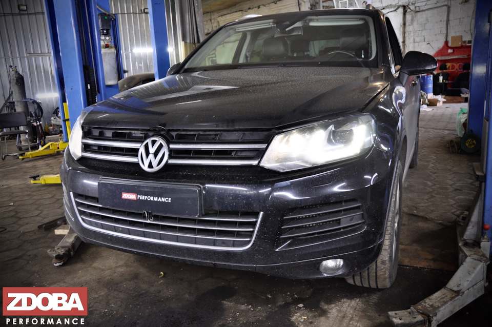 VW Touareg 3.0 TDI 245hp (CJGD, CRCA) Удаление EGR и вихревых заслонок ...