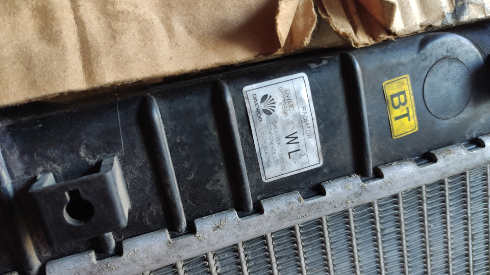 96273596 Радиатор, охлаждение двигателя GM | Запчасти на DRIVE2