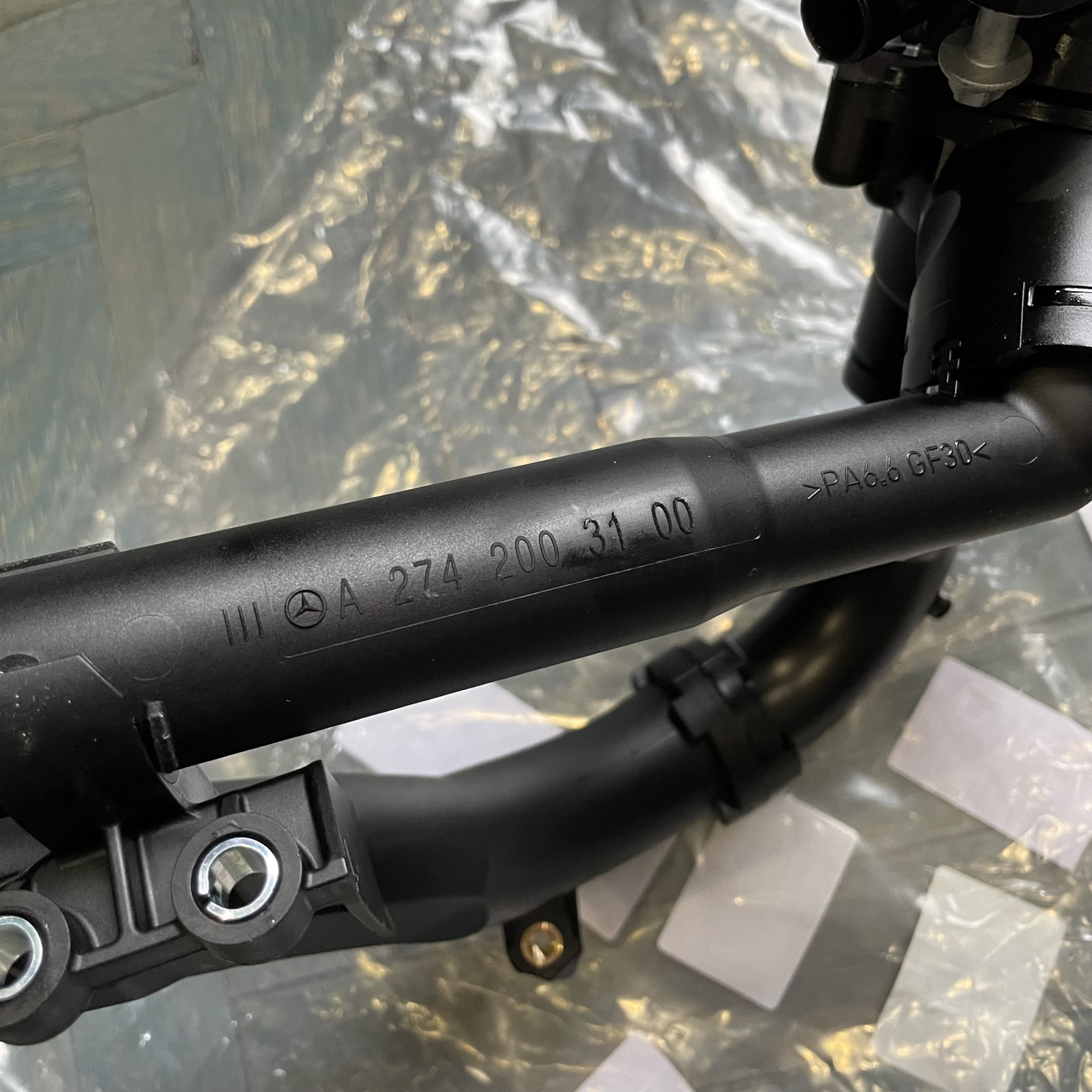 Замена термостата — Mercedes-Benz C-Class (W205), 2 л, 2015 года ...