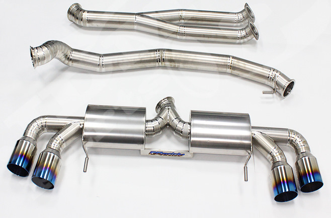 GReddy Racing 94TI Titanium Exhaust — Nissan GT-R (R35), 3,8 л, 2013 года | тюнинг | DRIVE2