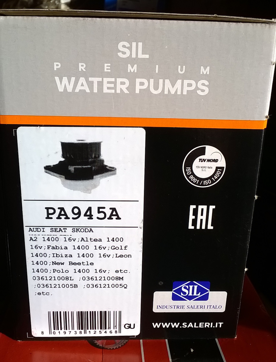 036121005B Насос водяной VAG | Запчасти на DRIVE2