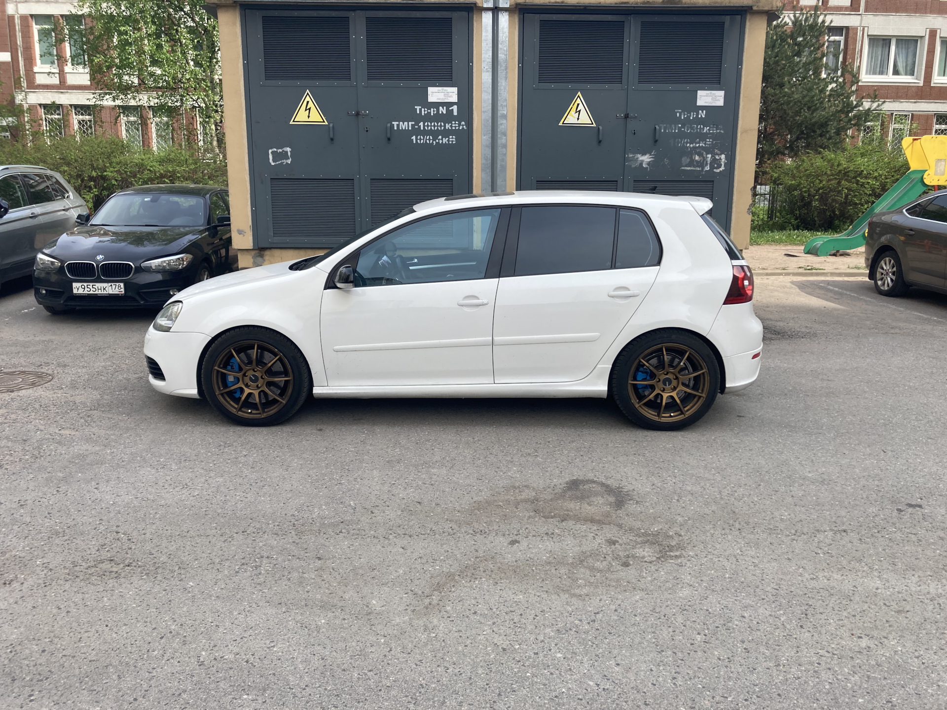 Мы стали ниже;) — Volkswagen Golf R Mk5, 3,2 л, 2008 года | колёсные ...