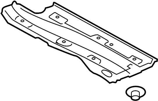 5Q0825201AE Облицовка днища VAG | Запчасти на DRIVE2