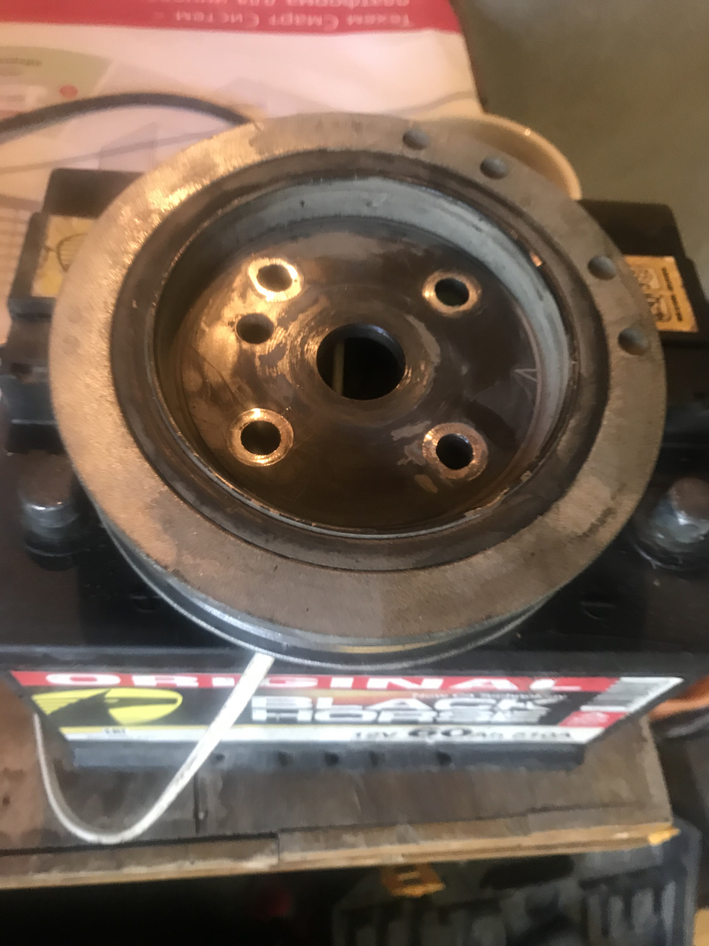 # 49. Замена OSCILLATION DAMPER / Шкив к/в Volvo s60. — Volvo S60 (1G ...