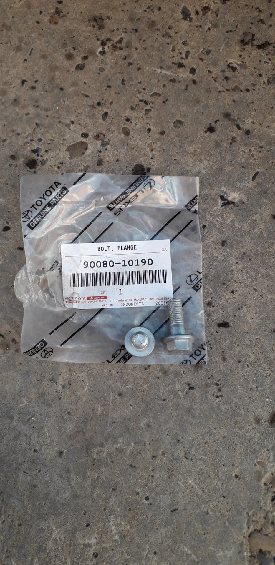 9008010190 БОЛТ/BOLT, FLANGE TOYOTA LEXUS | Запчасти на DRIVE2