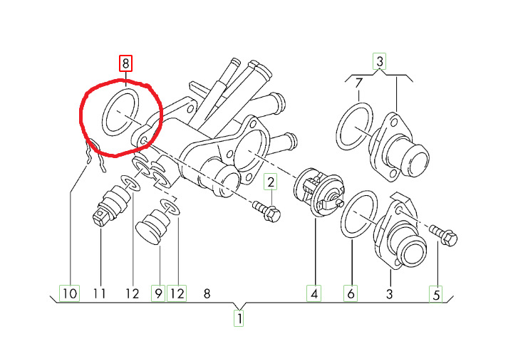 90 • Вроде устранил течь фриза — Volkswagen Golf Mk4, 1,4 л, 2000 года ...