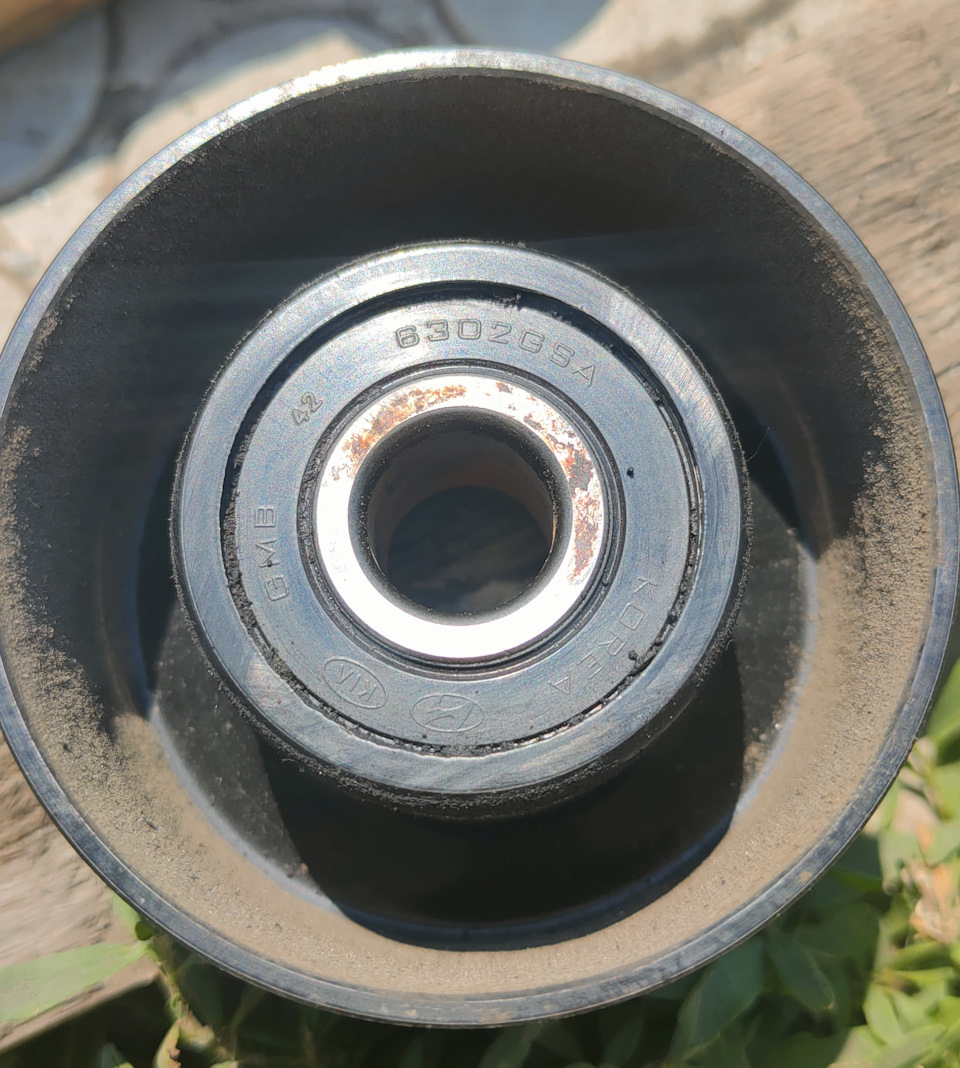 Ролики приводного ремня — Hyundai Grand Starex, 2,5 л, 2014 года ...