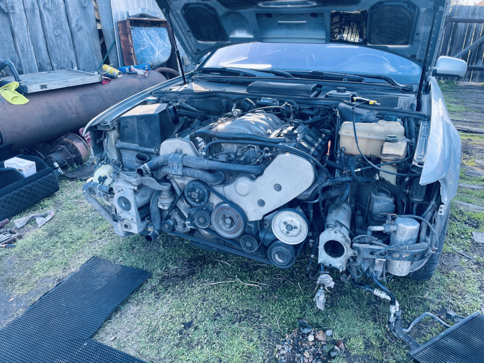 Замена сальников клапанов A8 D2 + инспекция ДВС — Audi A8 (D2), 4,2 л ...