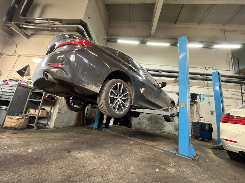 Смазка рулевой рейки BMW G20 для устранения стука — BMW 3 series (G20 ...