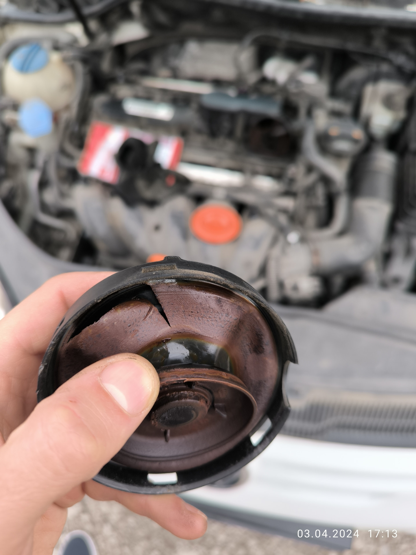 Замена мембраны КВКГ VW Rabbit 2.5 CBUA — Volkswagen Golf Mk5, 2,5 л ...