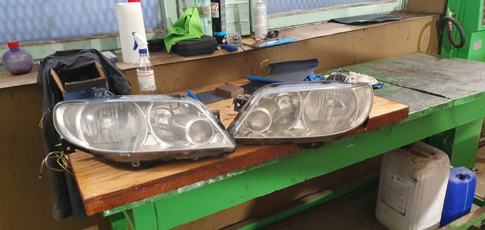 Двухсекционые фары! — Mazda 323 VI, 1,6 л, 2001 года | тюнинг | DRIVE2