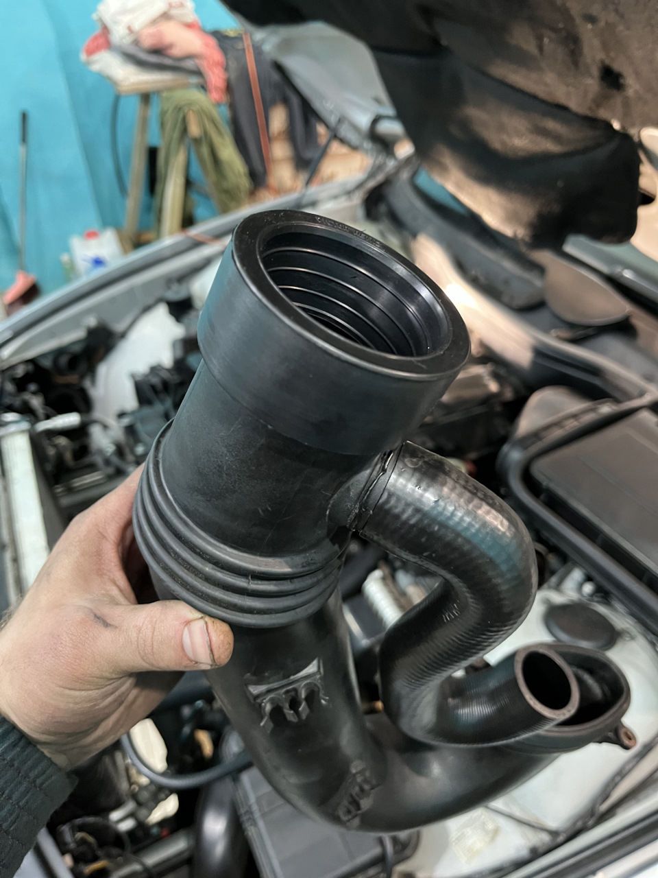 Подтеки масла на холодной части турбины М57 — BMW 5 series (E39), 2,5 л ...