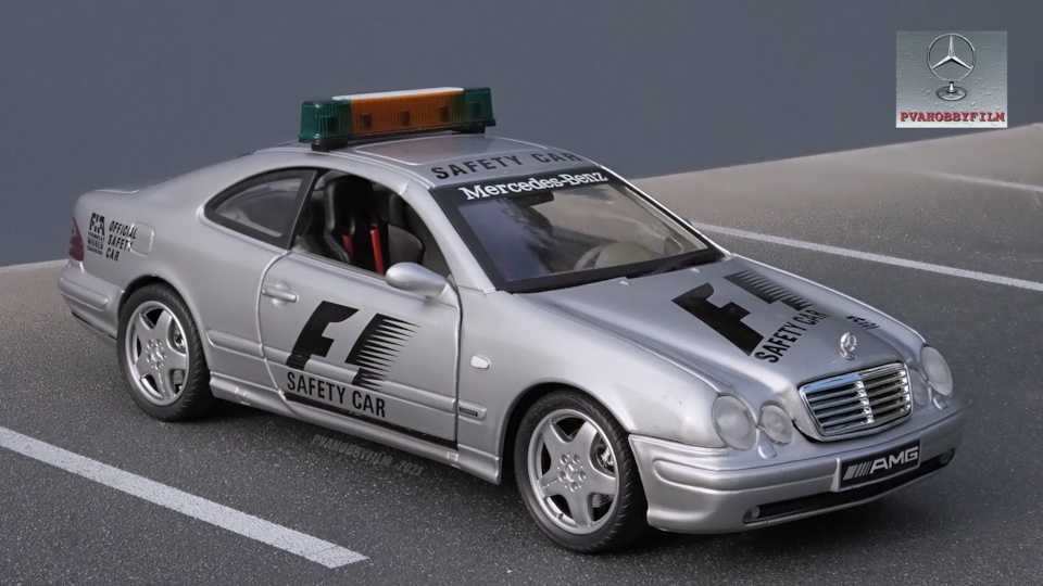 Mercedes-Benz CLK 55 AMG (C208) F-1 Safety Car, 1997 (1/18 Anson #30369 ...