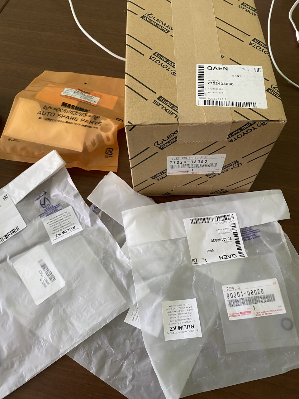 7702433090 Фильтр топливный Toyota Camry TOYOTA LEXUS | Запчасти на DRIVE2