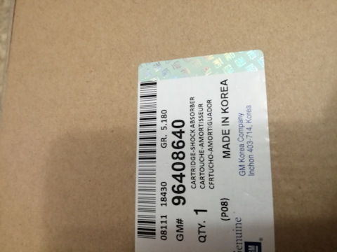 96408640 Амортизатор GM | Запчасти на DRIVE2