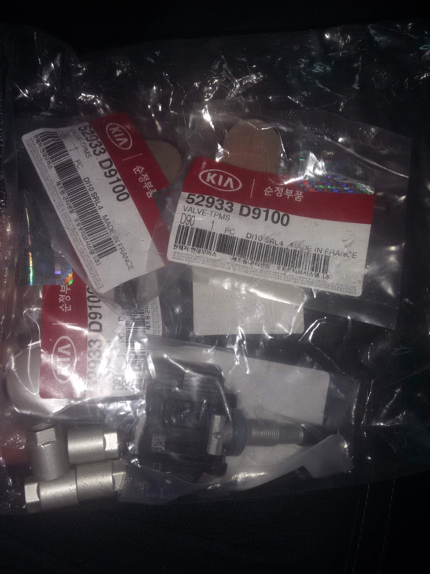 Датчики давления — KIA Sportage (4G), 2 л, 2017 года | колёсные диски ...