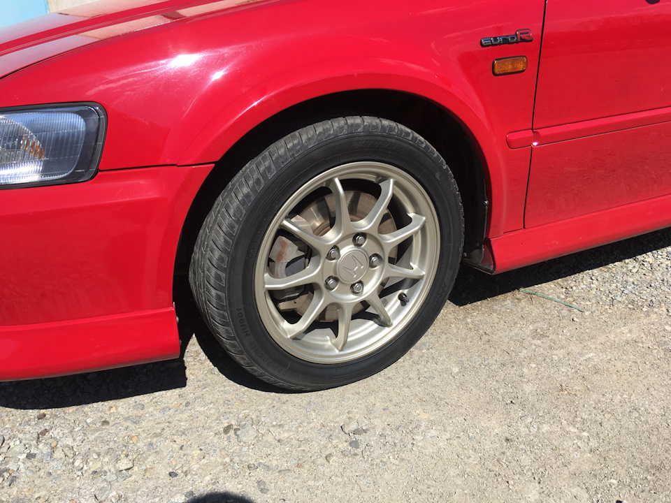 Сток колеса Euro R на лето — Honda Accord Euro R (CL1), 2,2 л, 2000 ...