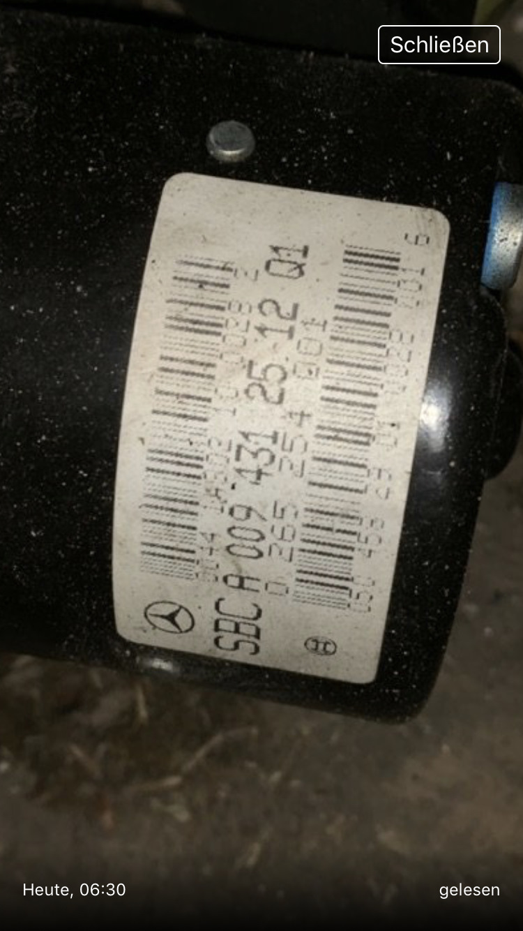 A0094312512 Гидроблок тормозной системы Mercedes | Запчасти на DRIVE2