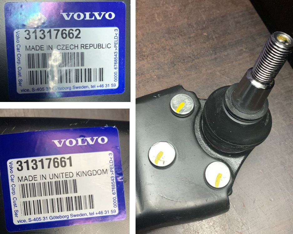 31317662 Рычаг независимой подвески колеса, подвеска колеса Volvo ...