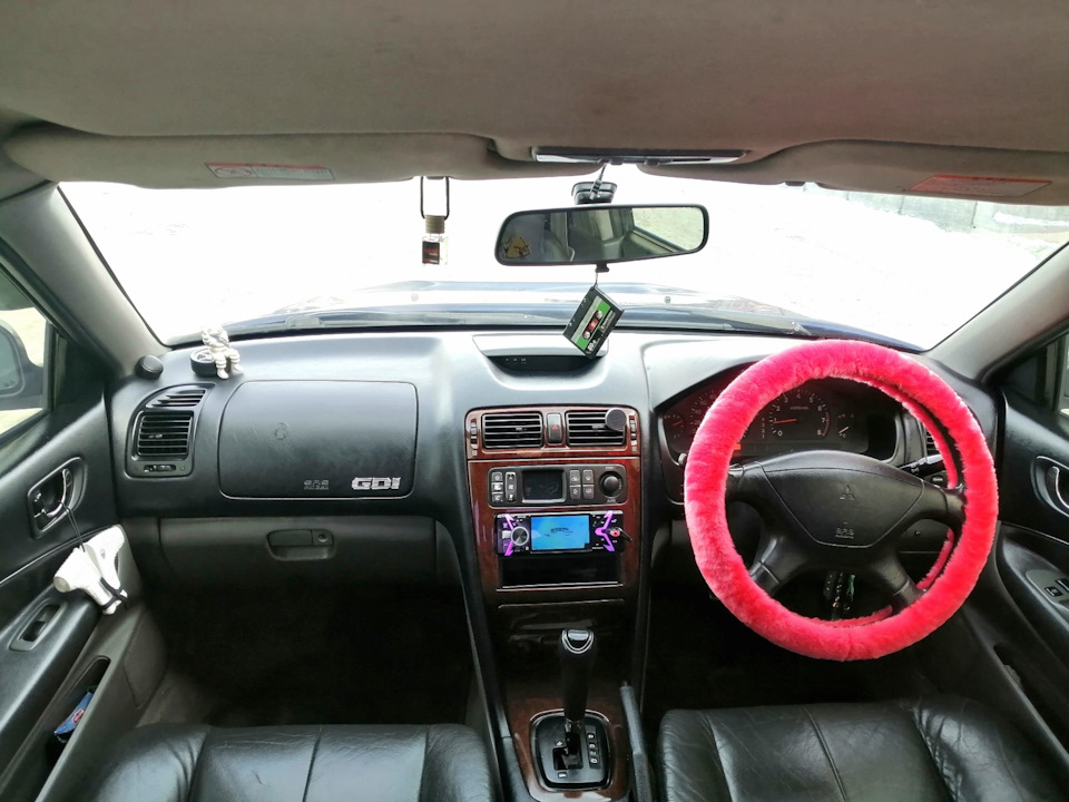 Розовый руль) — Mitsubishi Galant (8G), 1,8 л, 2000 года | стайлинг ...