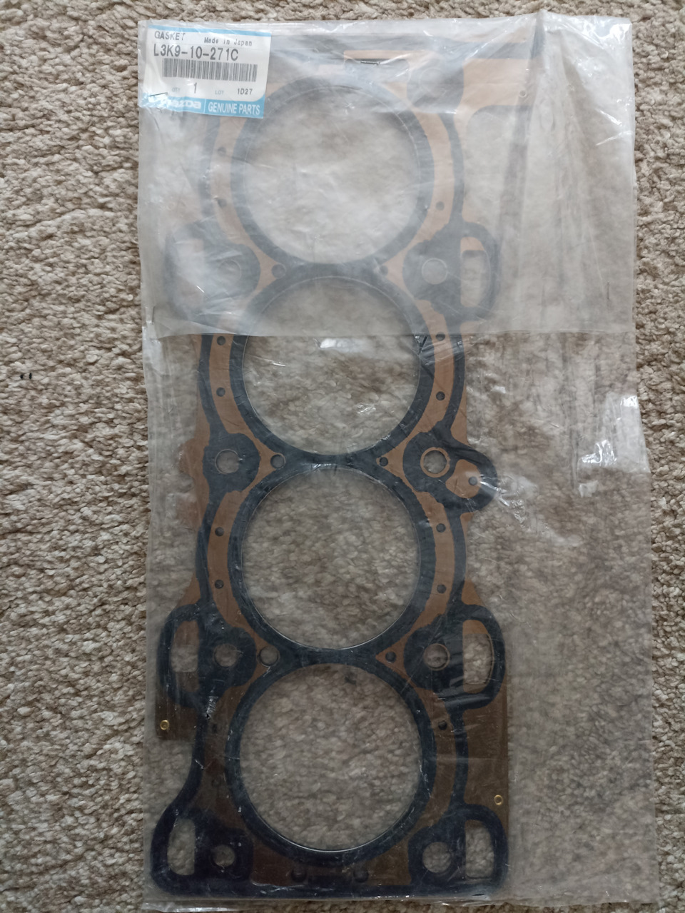 L3K910271C Прокладка ГБЦ Mazda | Запчасти на DRIVE2